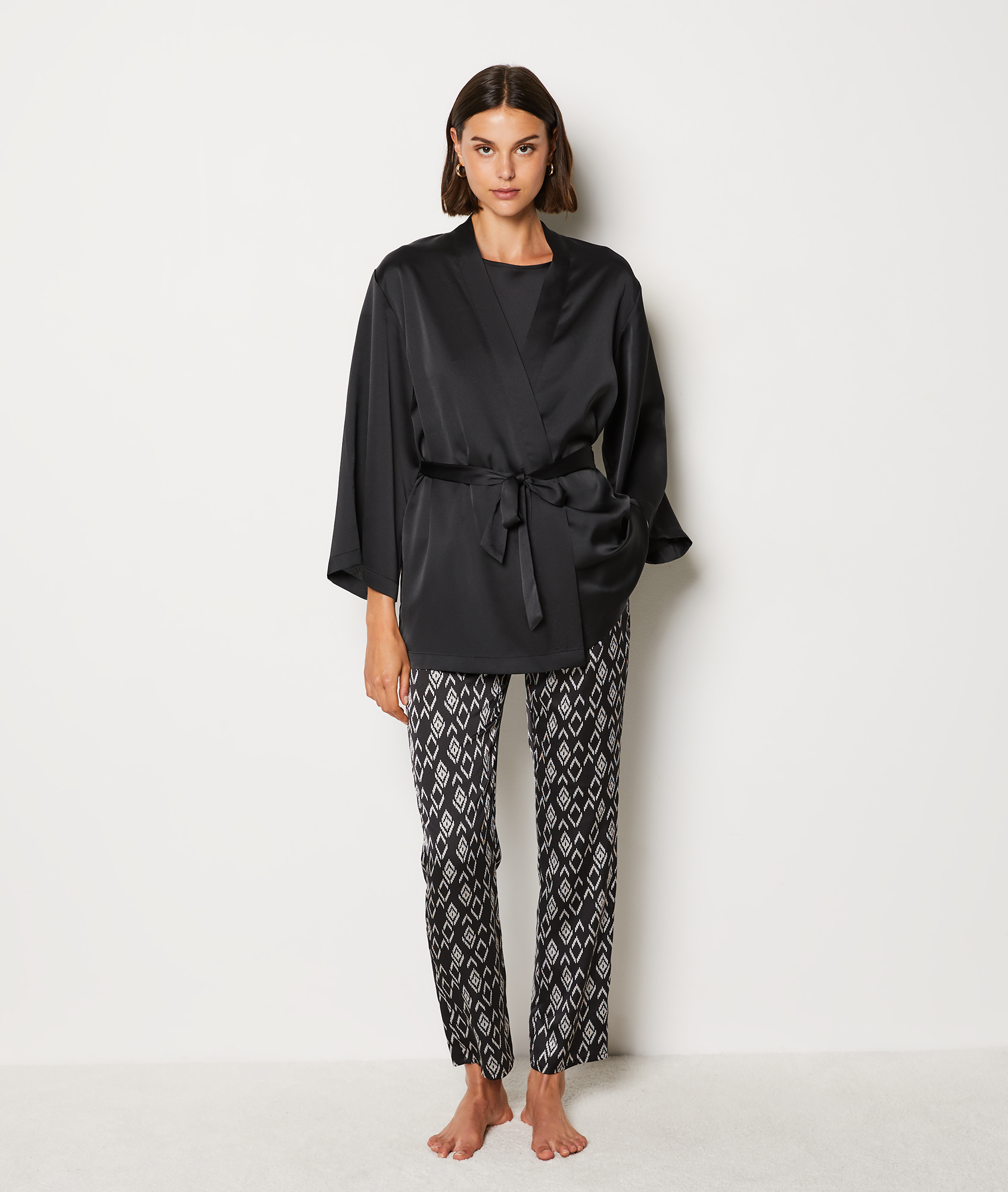 3-Piece Satin Pyjamas - SETY - IMP FD NOIR - ETAM