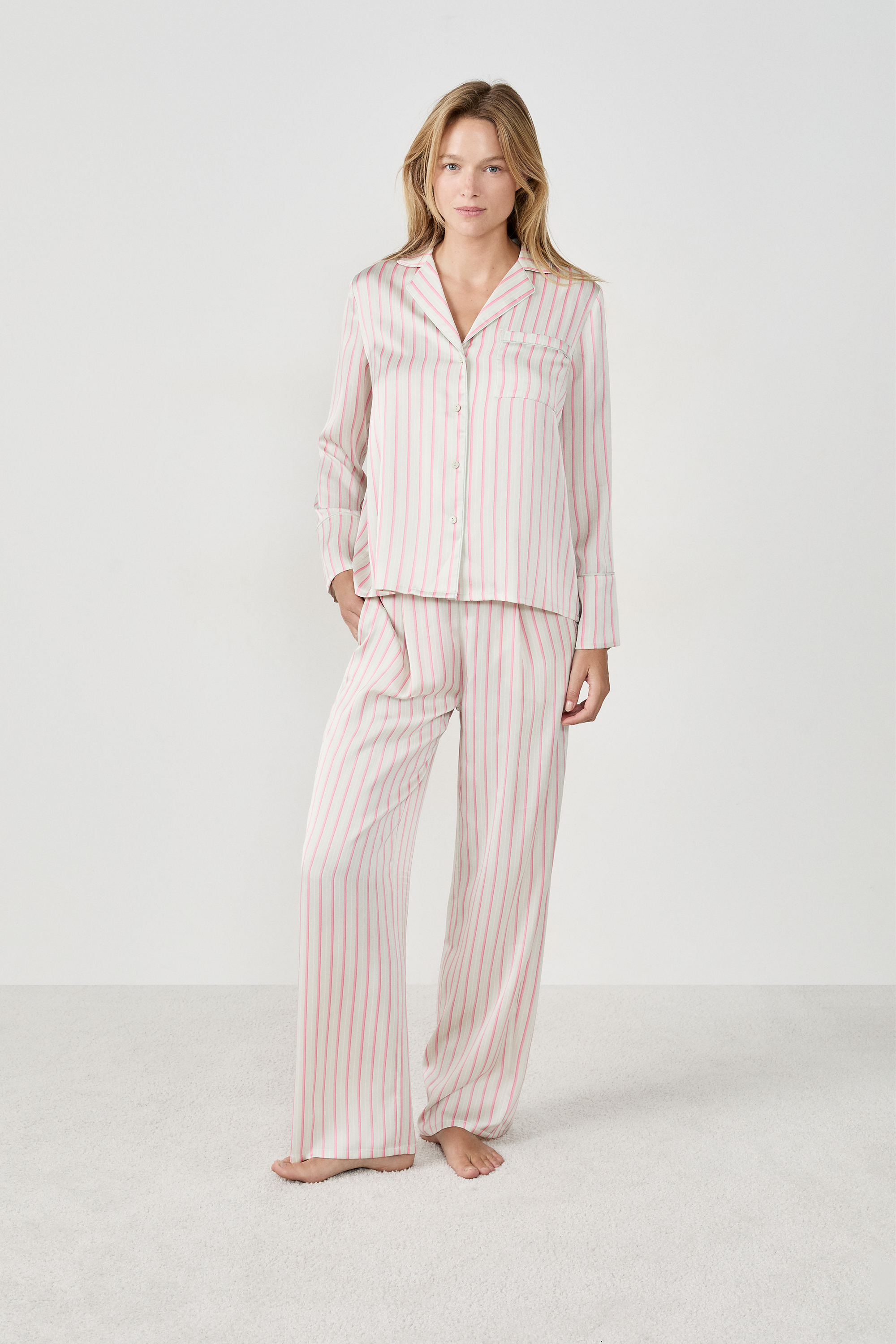 2-Piece Striped Pyjamas - LAYNNA - IMP BLEU VERT - ETAM