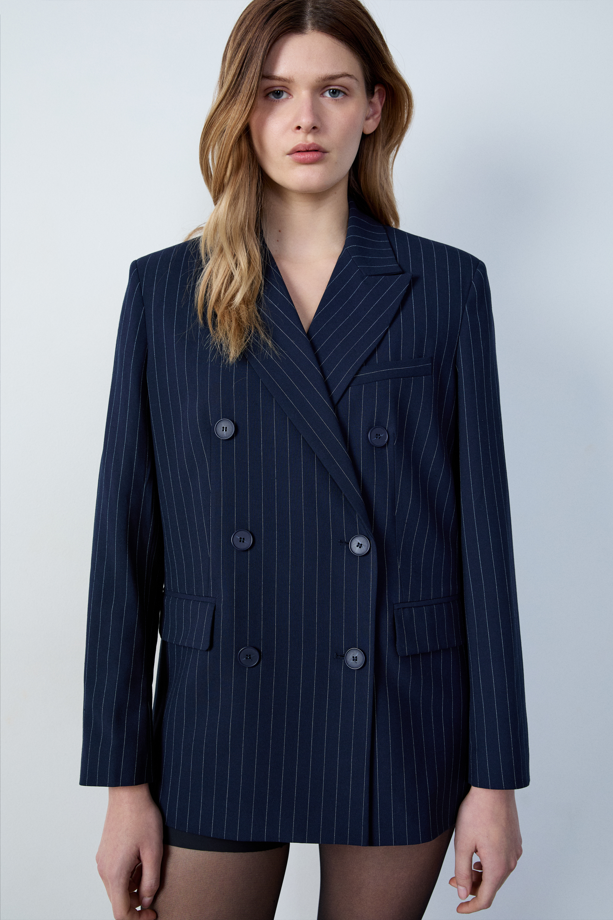 Striped blazer jacket - PENELOPE RAY - MARINE - ETAM
