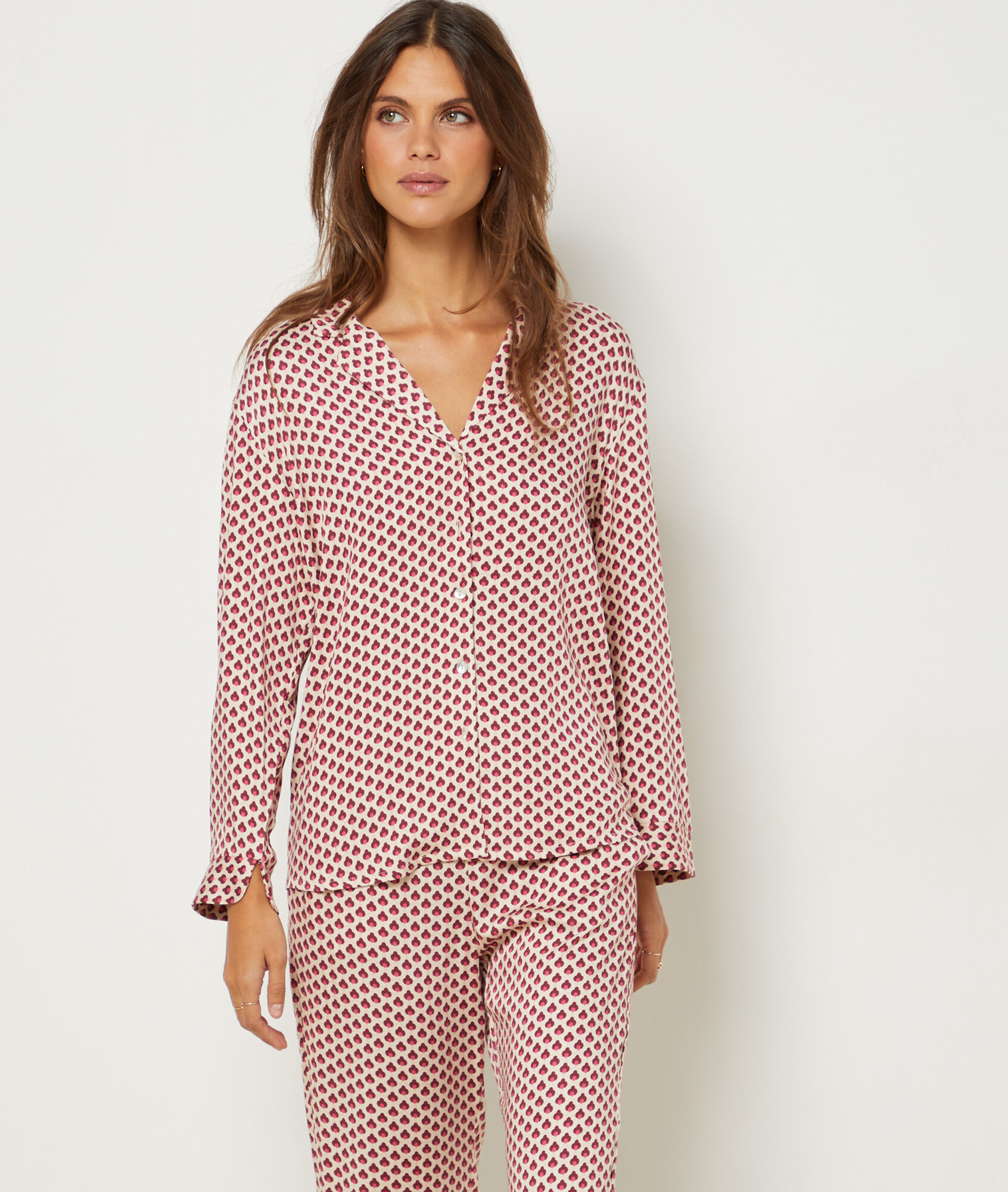 Printed Pajama Pants - JOJI - ROSE - ETAM
