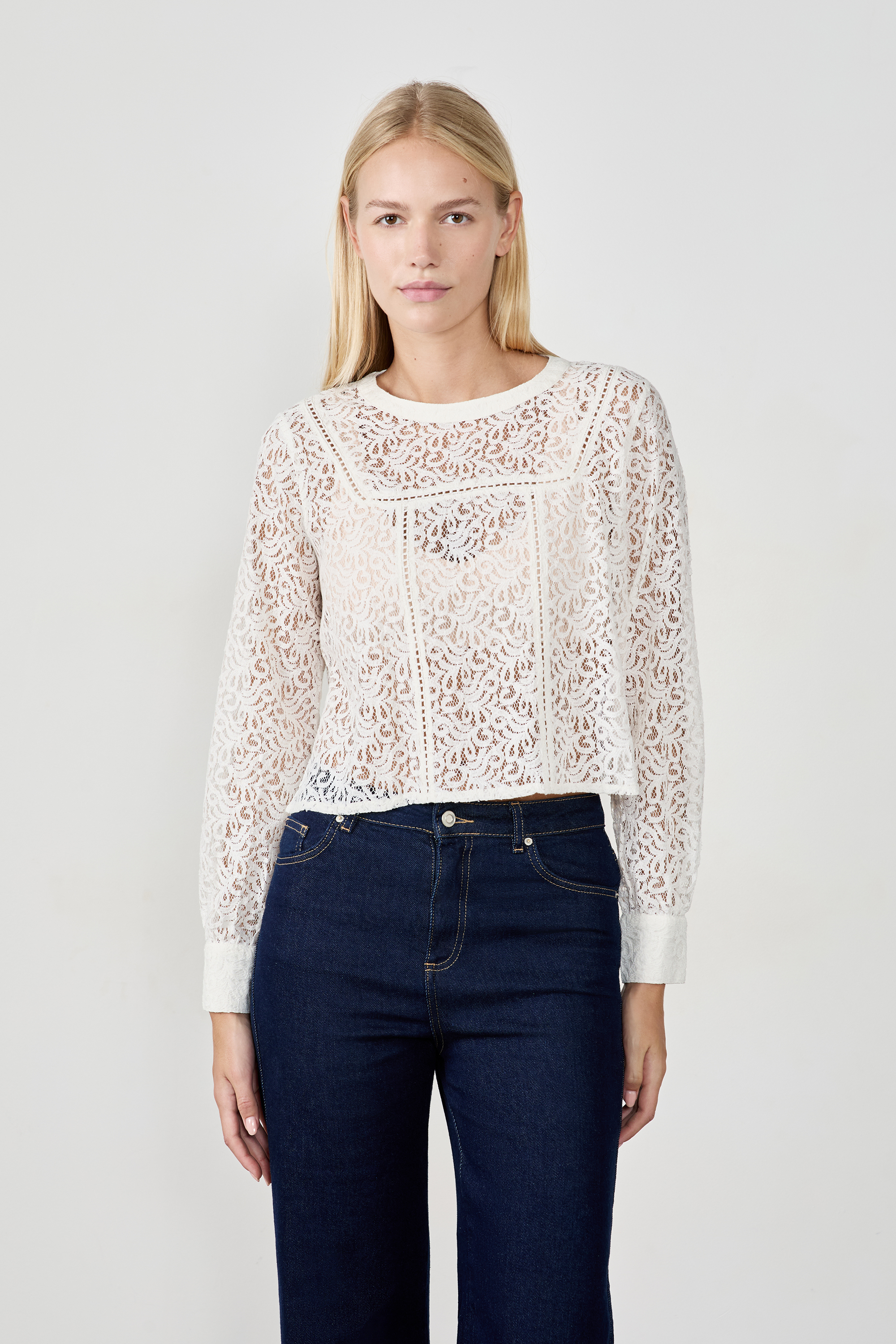 Lace Top - FRANCOISE - ECRU - ETAM