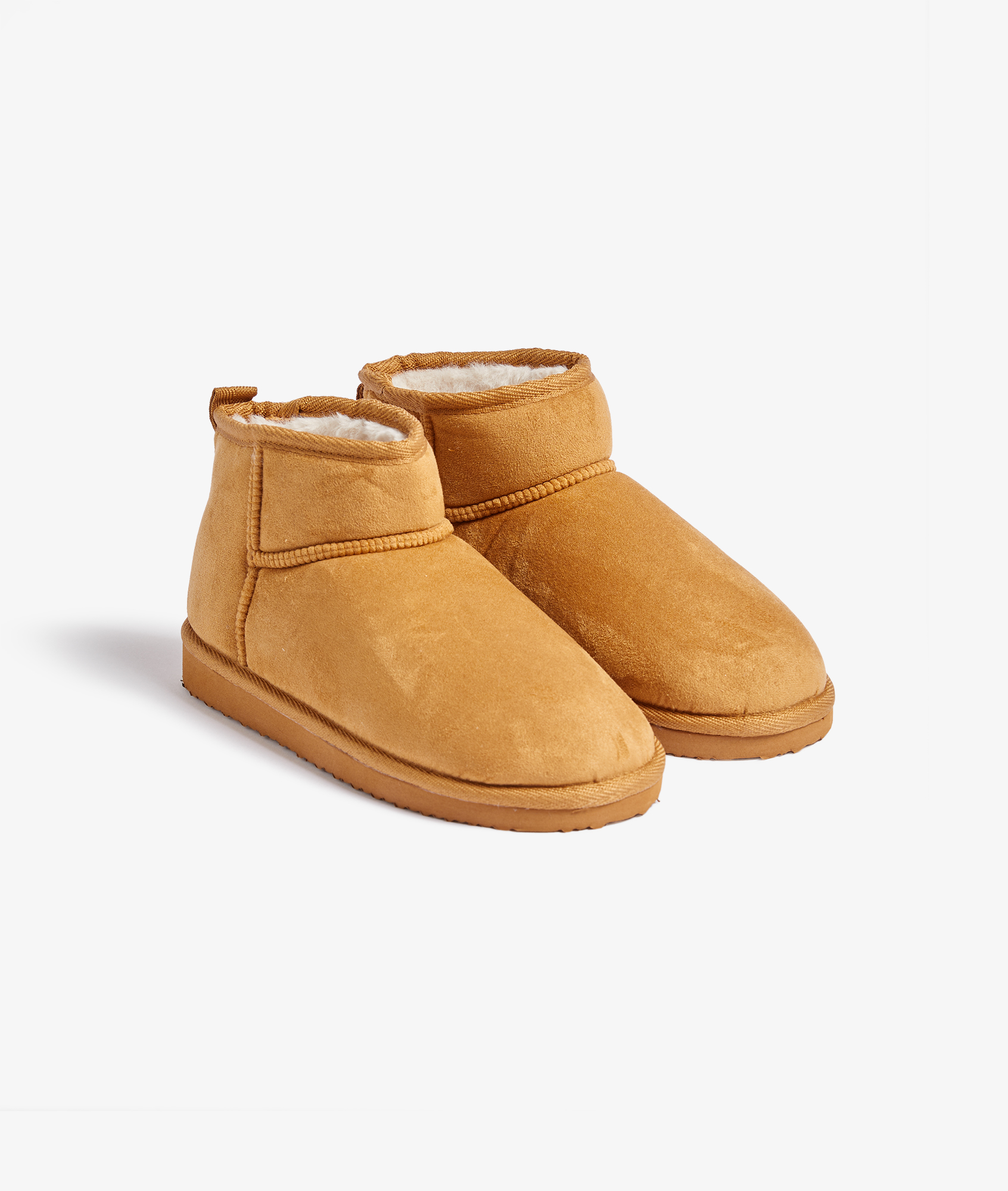 Lined Ankle Boot Slippers - MESNUT - MARRON - ETAM