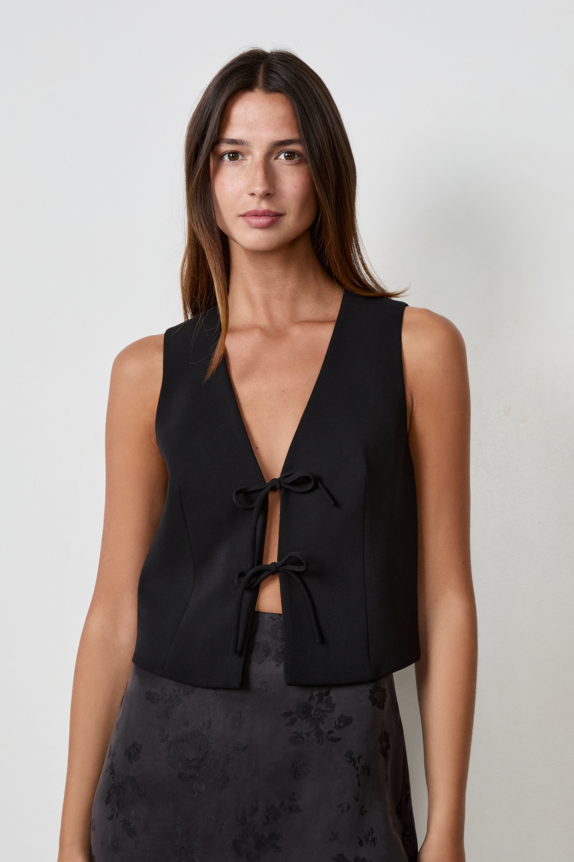 Tie-Front Cardigan - BLONDIE - NOIR - ETAM