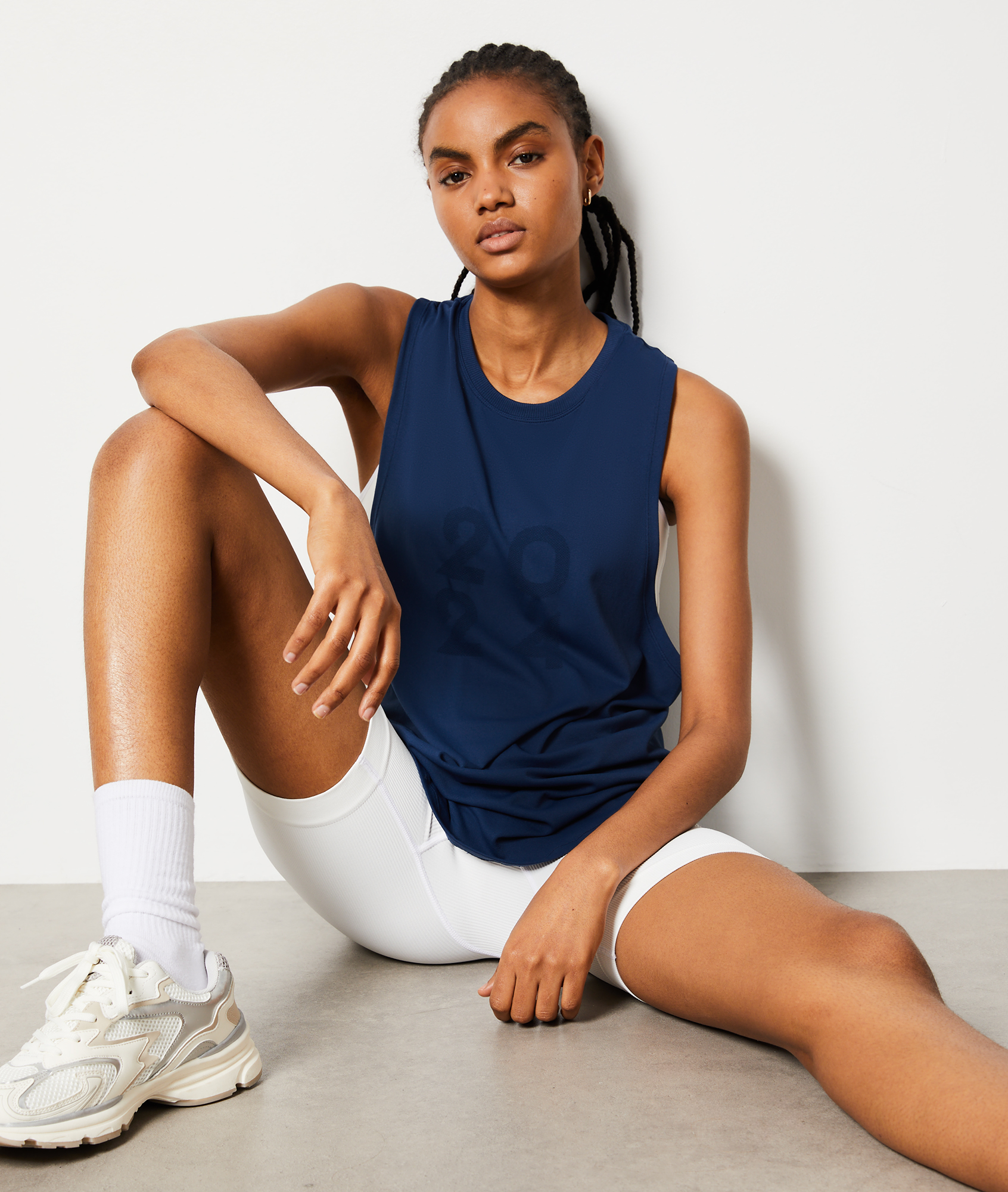 Sleeveless Top - CAPSULE SOFT - BLEU - ETAM